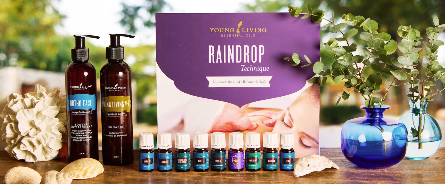 Raindrop Technique® mit ätherischen Ölen von Young Living